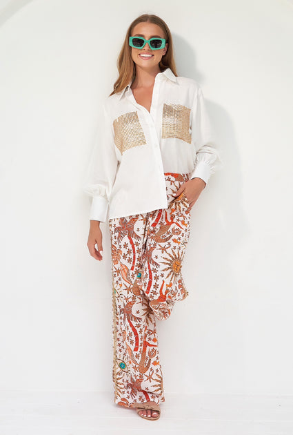 Pant - Scarlet in Sunshine Bling – Juicy Secrets